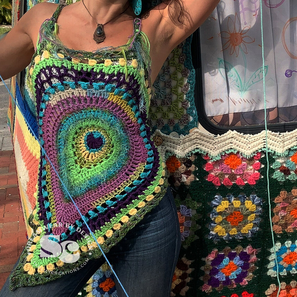 Peacock Top | CROCHET PATTERN – Starlily Creations