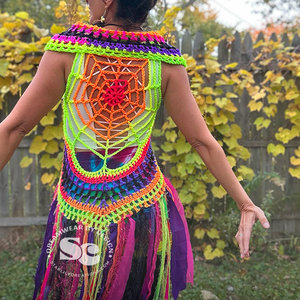 Spider Web Vest | CROCHET PATTERN – Starlily Creations